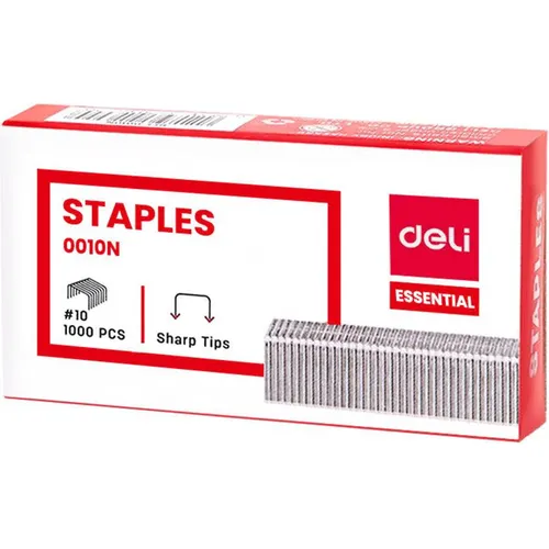 Agraffe Deli ESSENTIAL 0010N N°10 1000 pcs - Le meilleur prix au Maroc